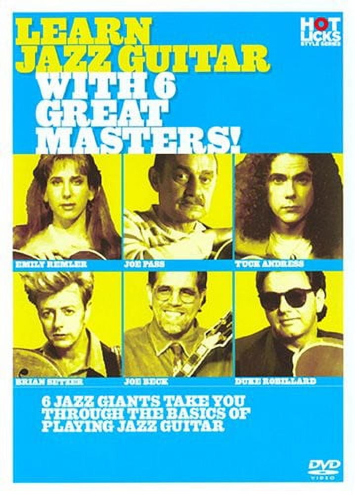 Learn Jazz Guitar With 6 Great Masters (DVD), Hot Licks, Special Interests - Walmart.com
