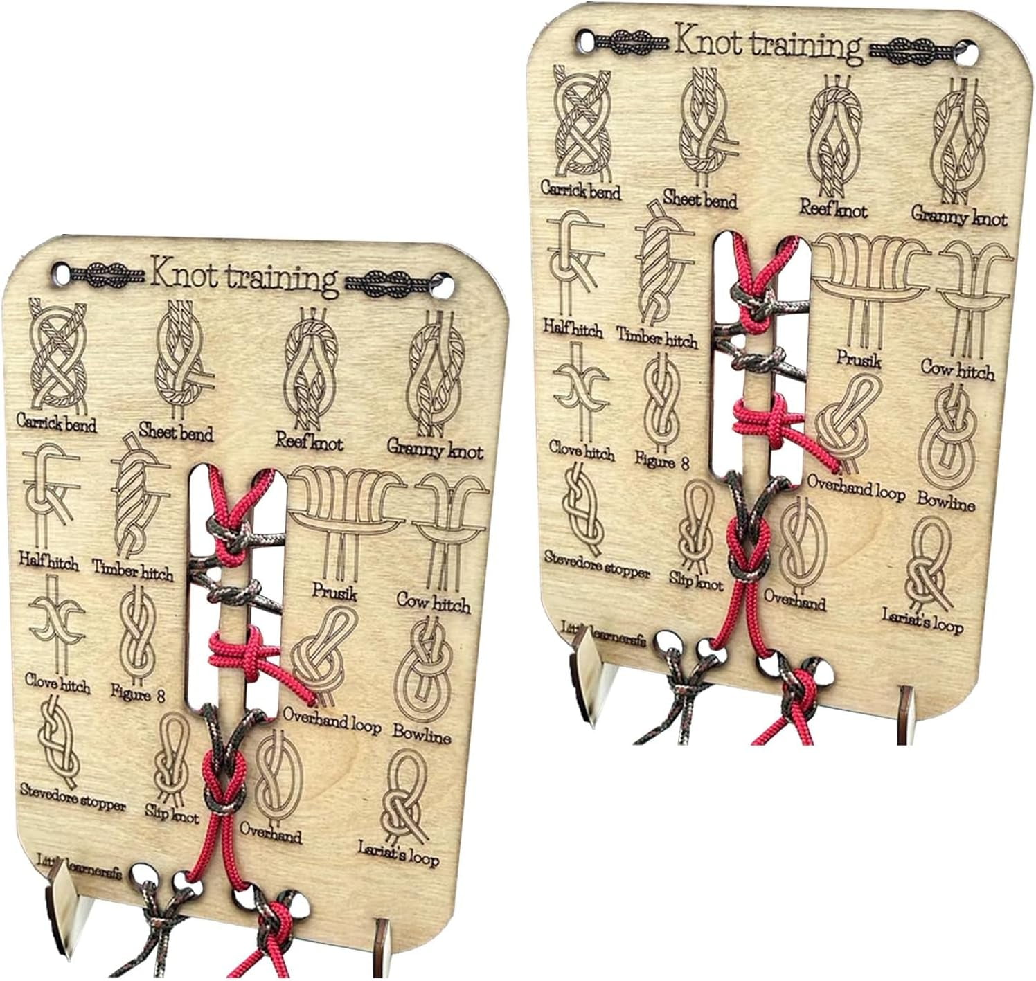 Learn Knot Training Board, Hands-On Training Board, Knot Tying Practice ...