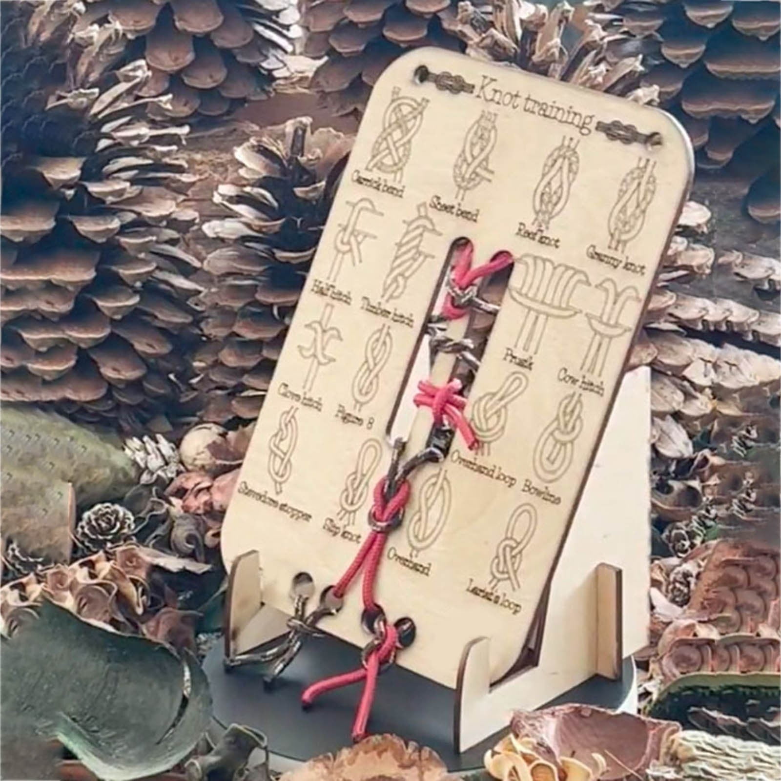 Learn Knot Training Board Knot Tying Practice Board Kit Hands On ...