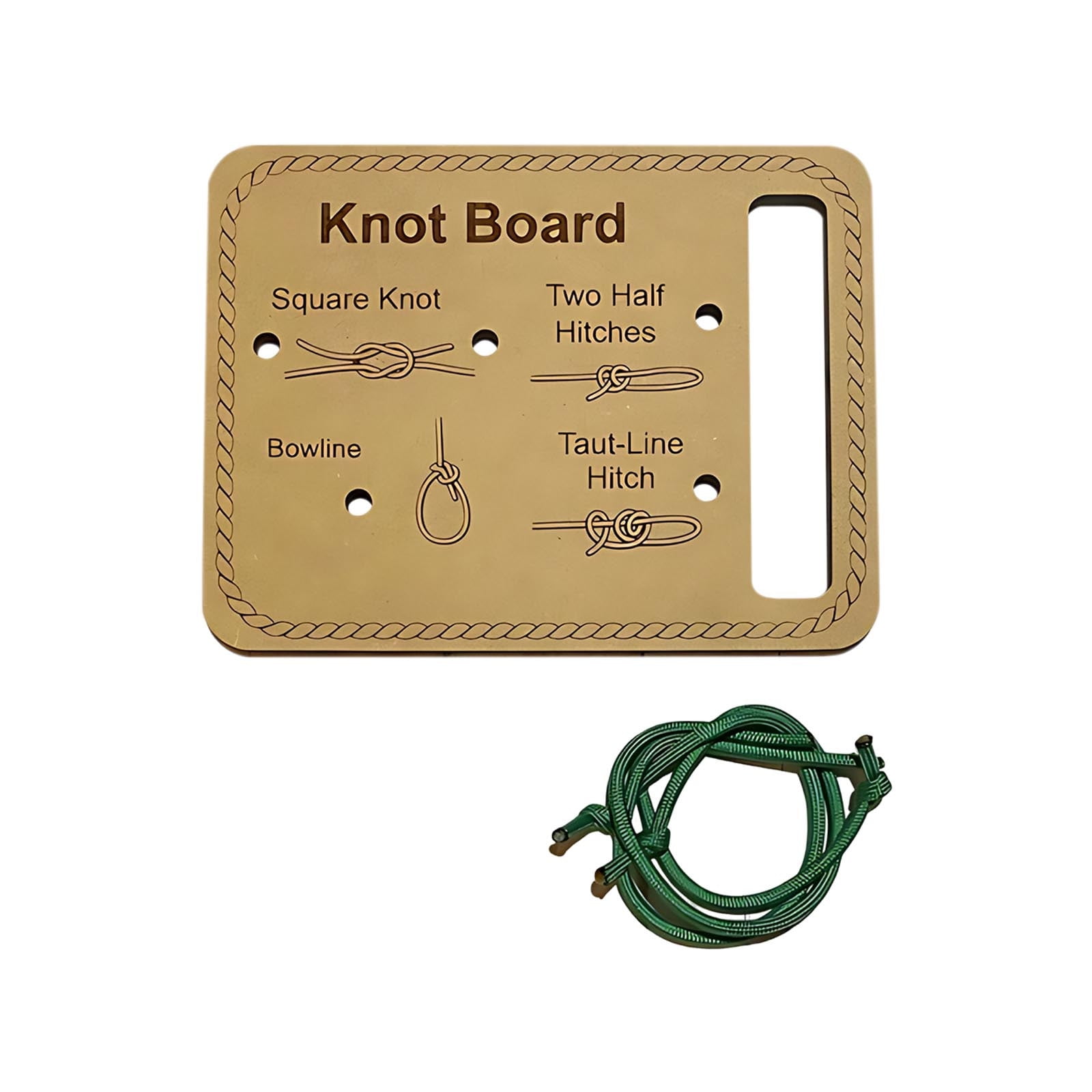 Learn Knot Training Board,Wooden Knotting Training Board - 4 Popular ...