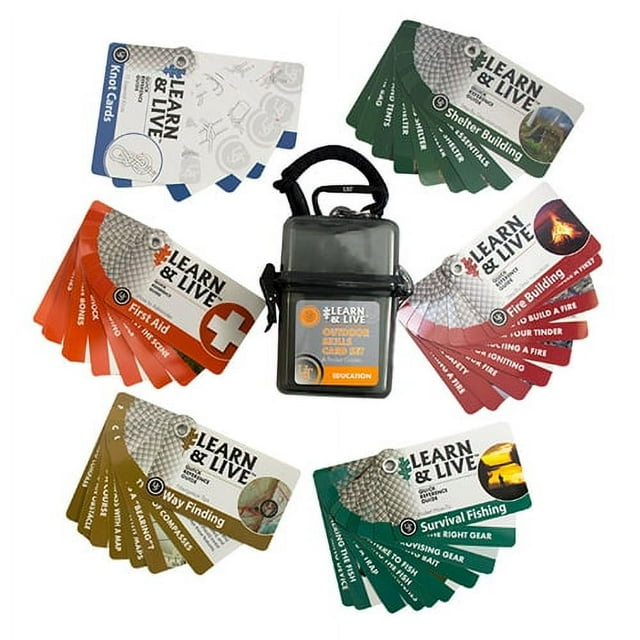 UST Learn and Live Cards - Outdoor Skills Set - Walmart.com