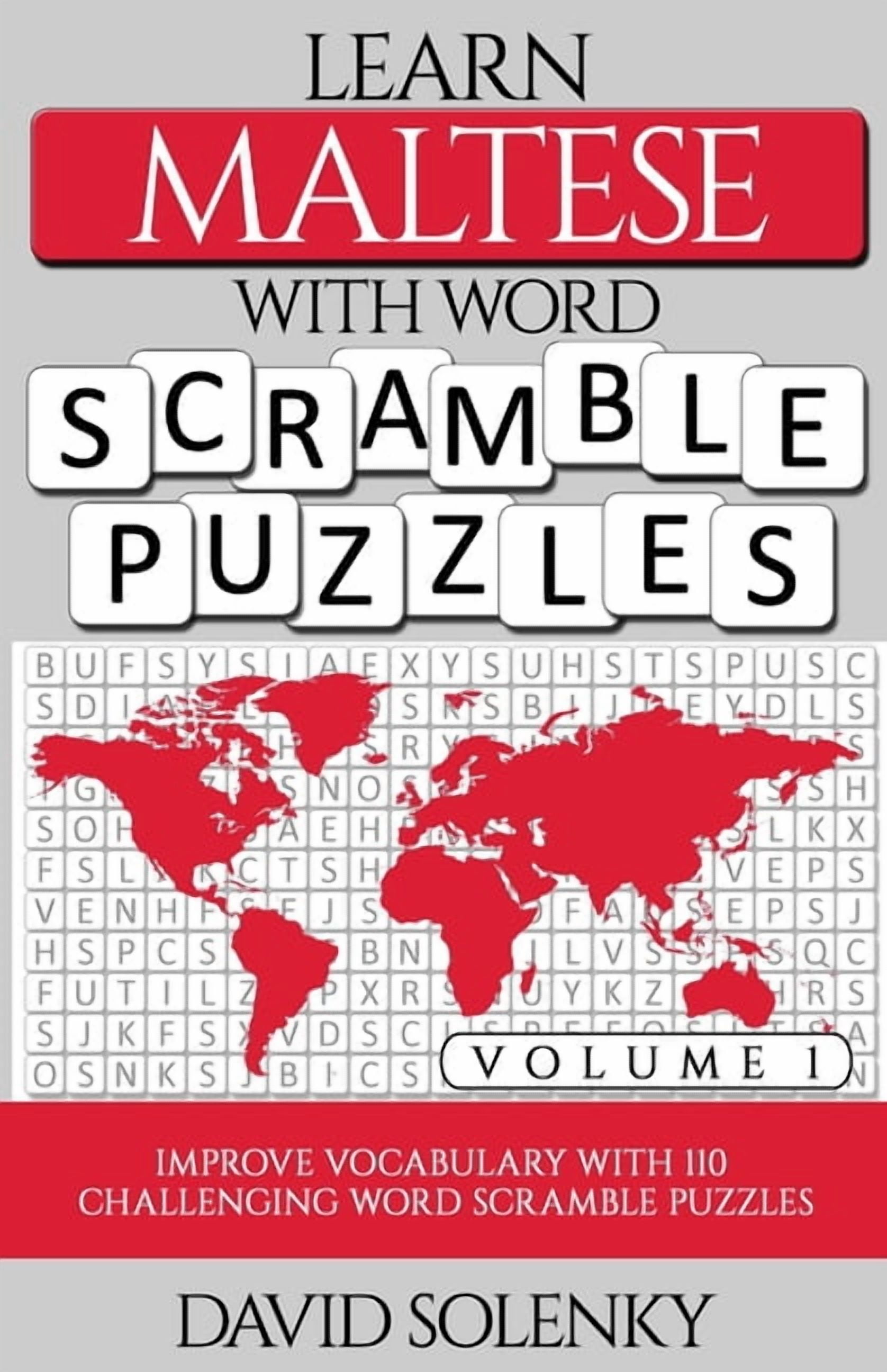 Learn Maltese with Word Scramble Puzzles Volume 1: Learn Maltese ...