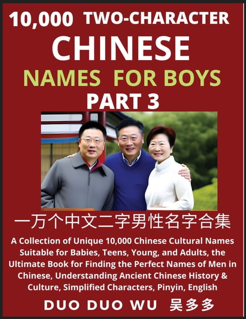Learn Mandarin Chinese with Two-Character Chinese Names for Boys (Part ...