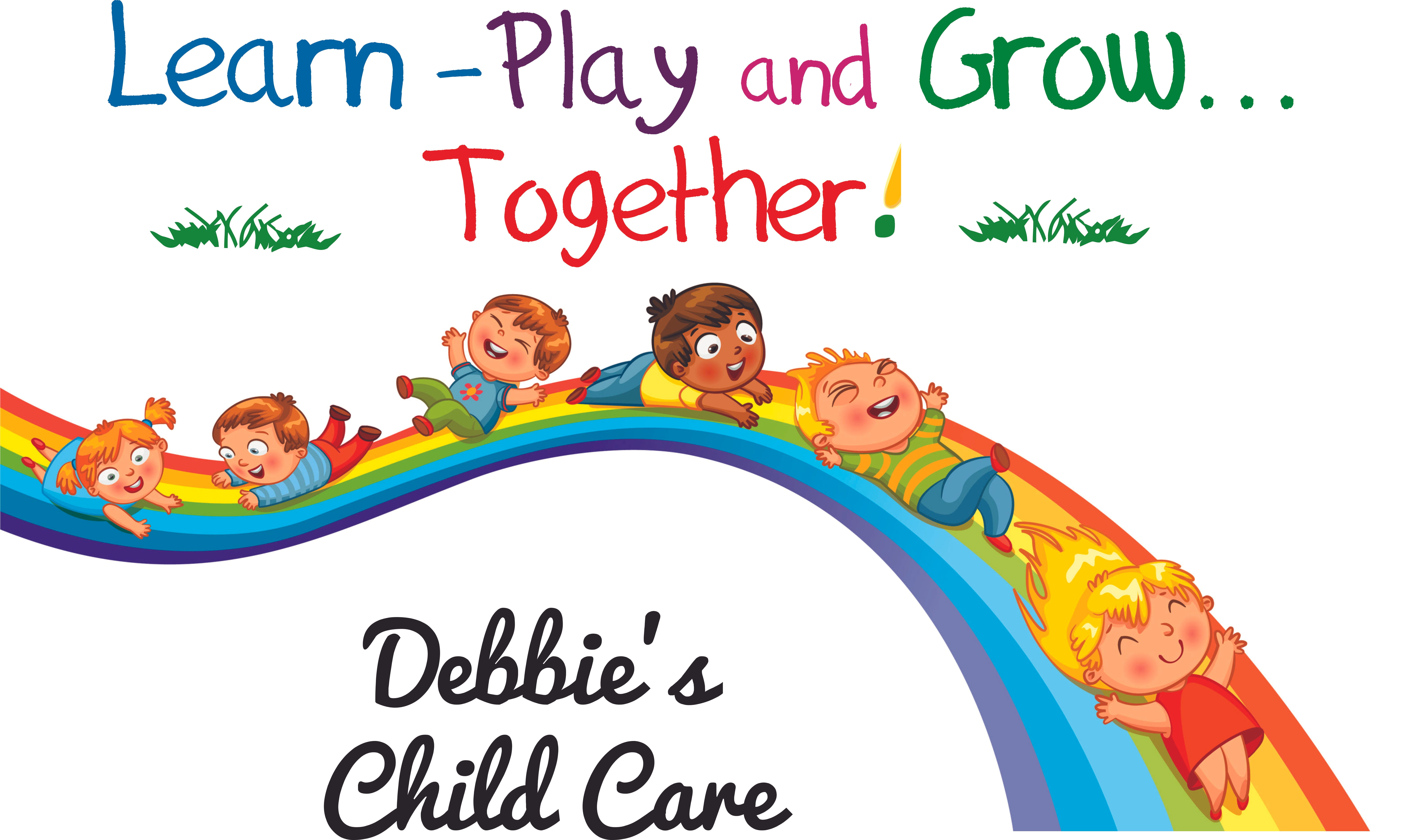 Learn Play Grow Daycare Quote Cartoon Customized Wall Decal - Custom ...