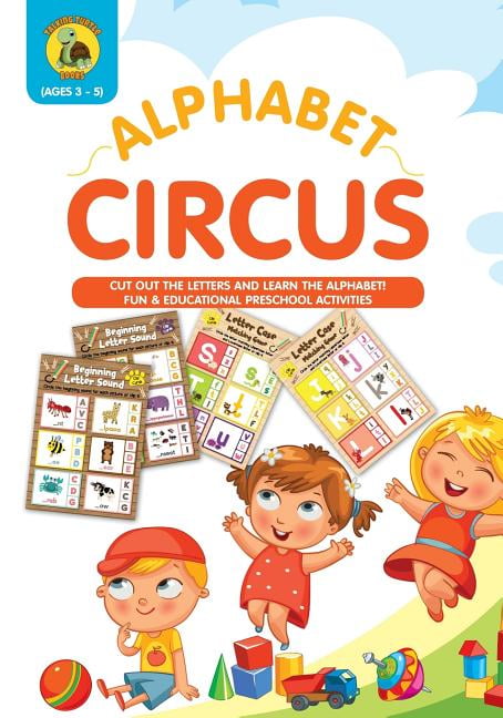 Learn & Play Kids Activity Books: Alphabet Circus: Cut out the Letters ...