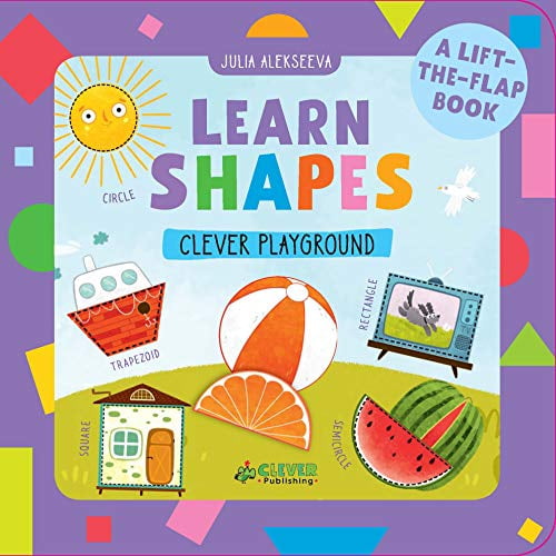 Pre-Owned Learn Shapes: A Lift-The-Flap Book (Board book) 1948418207 ...
