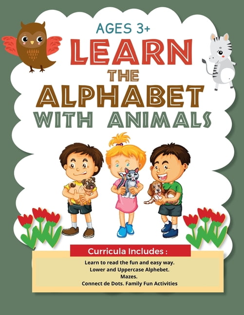 Learn The Alphabet With Animals : Reading Made Easy Preschool ...