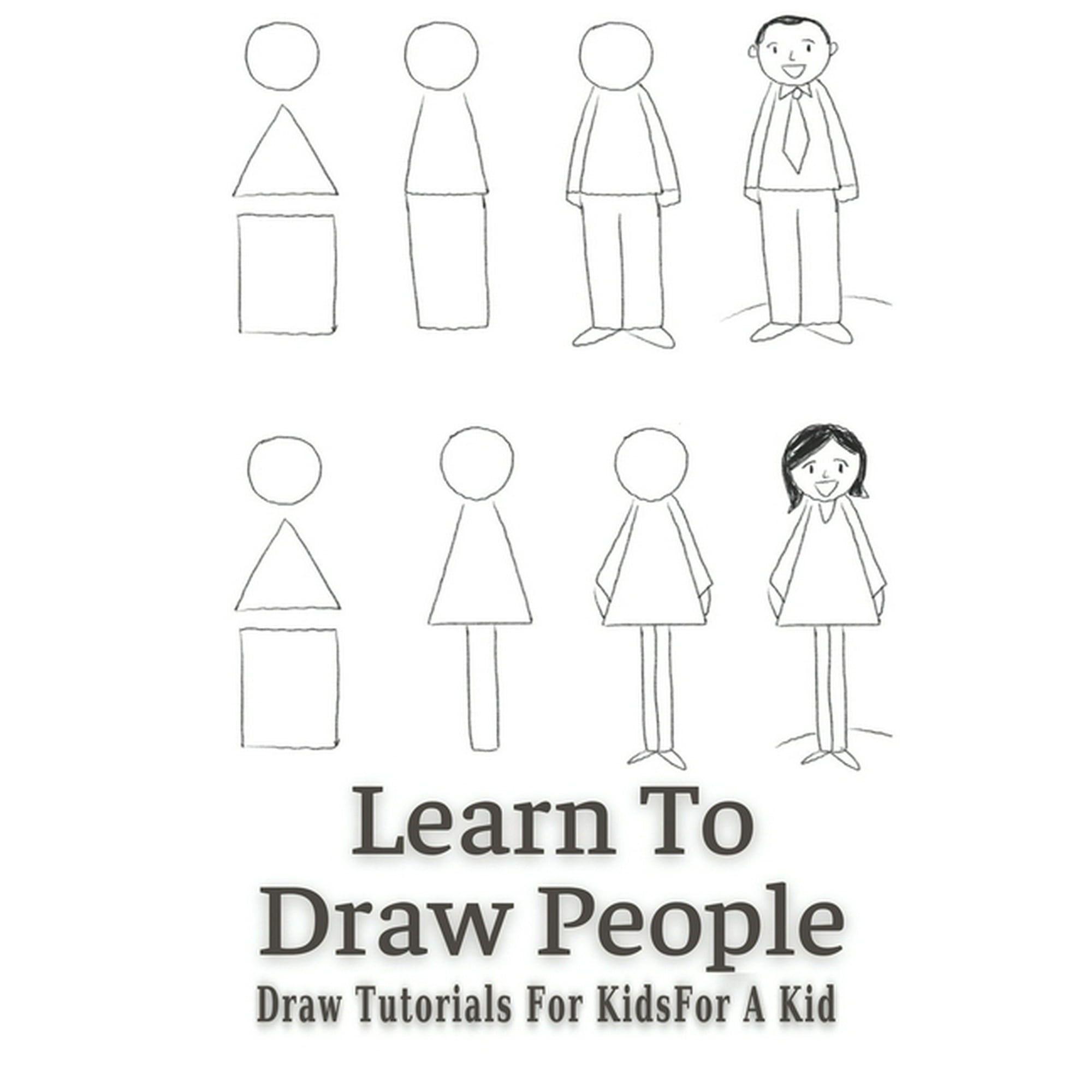 How To Draw A Man Step By Step For Kids