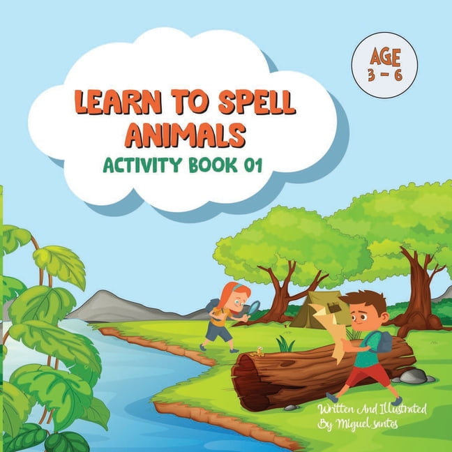 Learn To Spell Animals: Activity Book 01 (Paperback) - Walmart.com