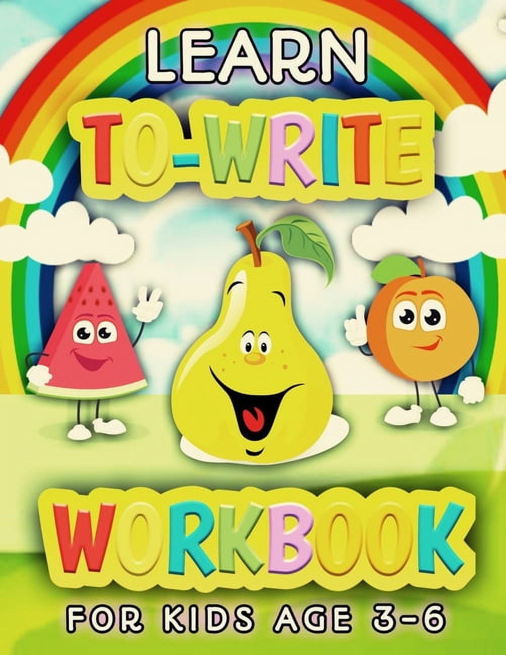 Learn To Write Workbook For Kids Age 3-6 : ABC Learn To Write (Food ...