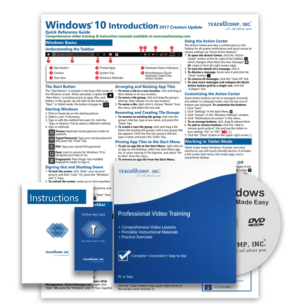 Learn Windows 10 Deluxe Training Tutorial- Video Lessons, PDF ...