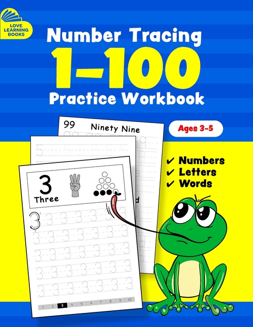 Learn to Write Number Tracing Book for Preschoolers and Kids: Learn ...