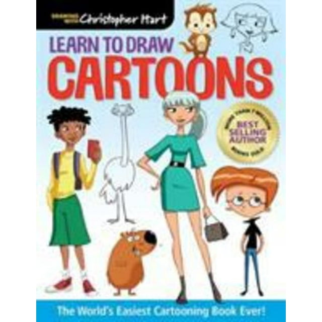 Learn to Draw Cartoons: The Worlds Easiest Cartooning Book Ever! Easy ...