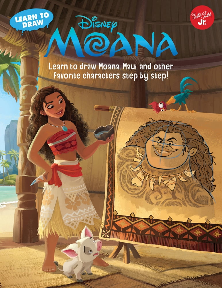 Pre-Owned Learn to Draw Disney's Moana: Learn to Draw Moana, Maui, and ...