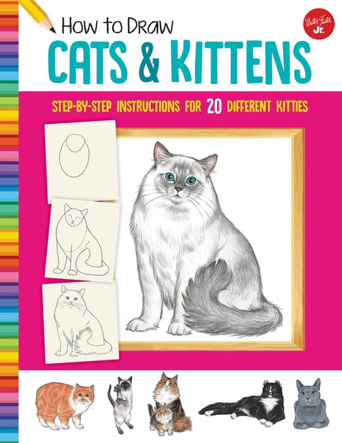 Learn to Draw: How to Draw Cats & Kittens : Step-By-Step Instructions ...