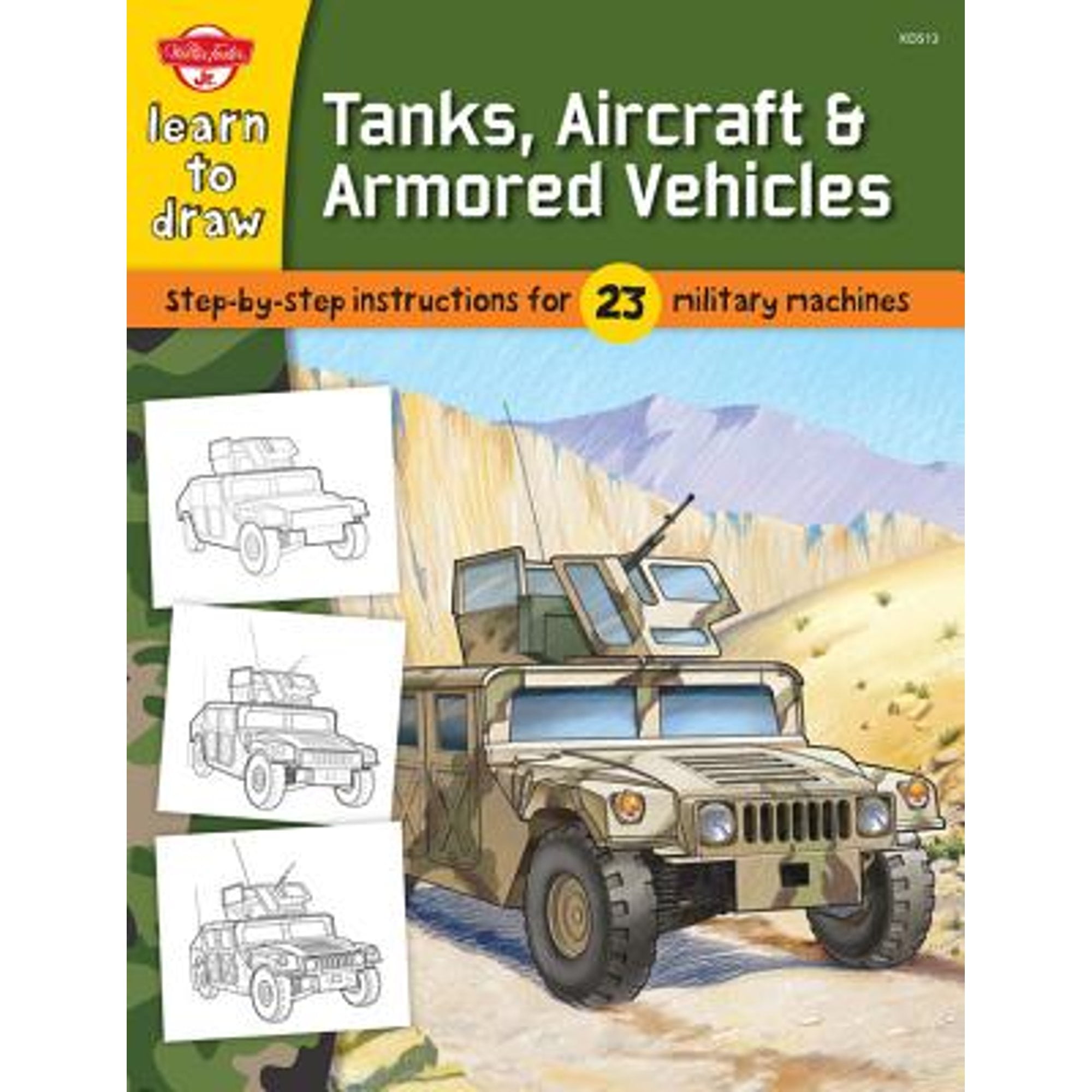 Pre-Owned Learn to Draw Tanks, Aircraft & Armored Vehicles: Step-by ...