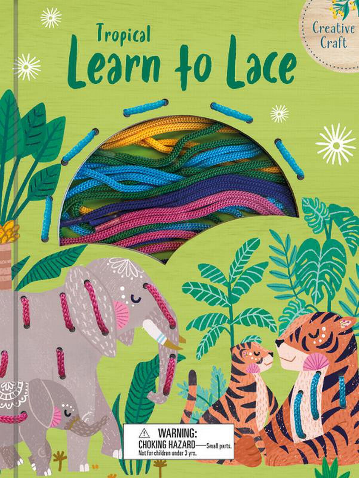 Learn to Lace Tropical Learn to Lace, (Board Book) - Walmart.com