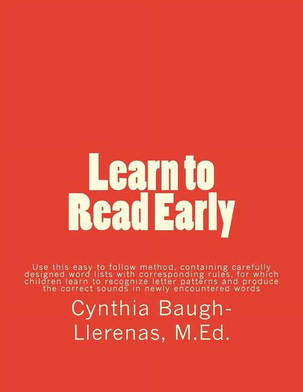 Early Readers Learn to Read Early, Book 1, (Paperback) - Walmart.com