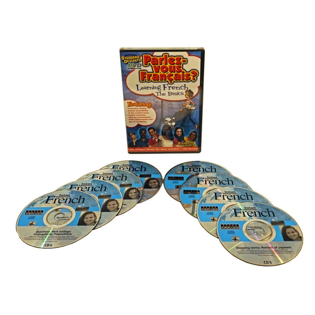 Learn to Speak French Language 8 Audio CDs and Standard Deviants Basics ...