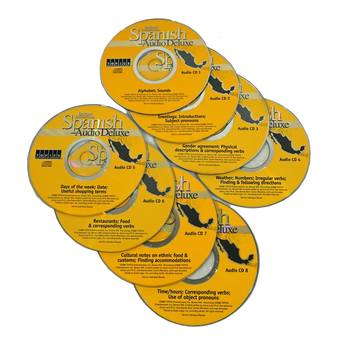 Learn to Speak Instant Immersion Spanish Language - 8 Audio CD Set and ...