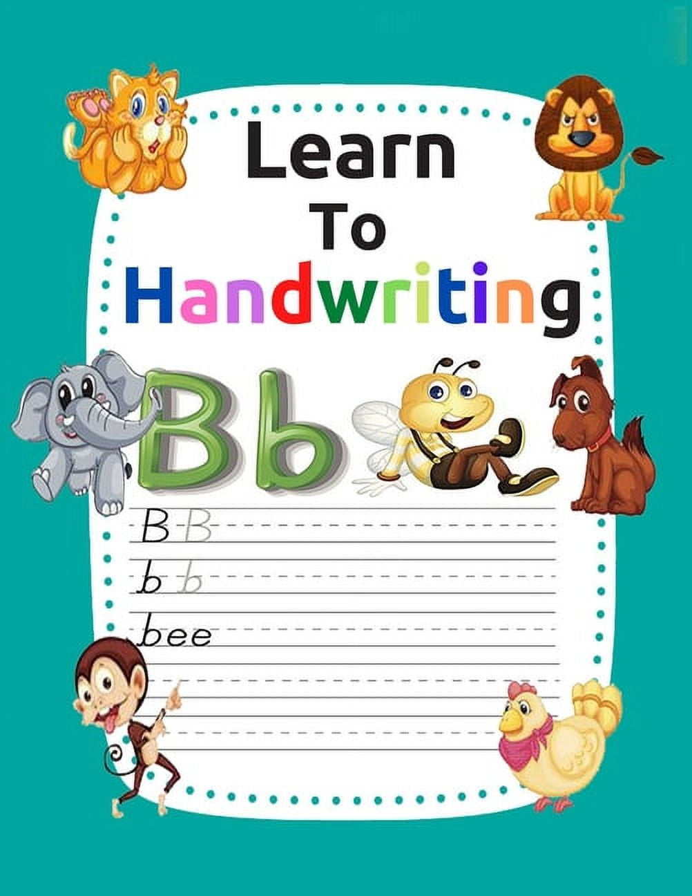 Learn to handwriting: Handwriting practice with fun illustrations with ...
