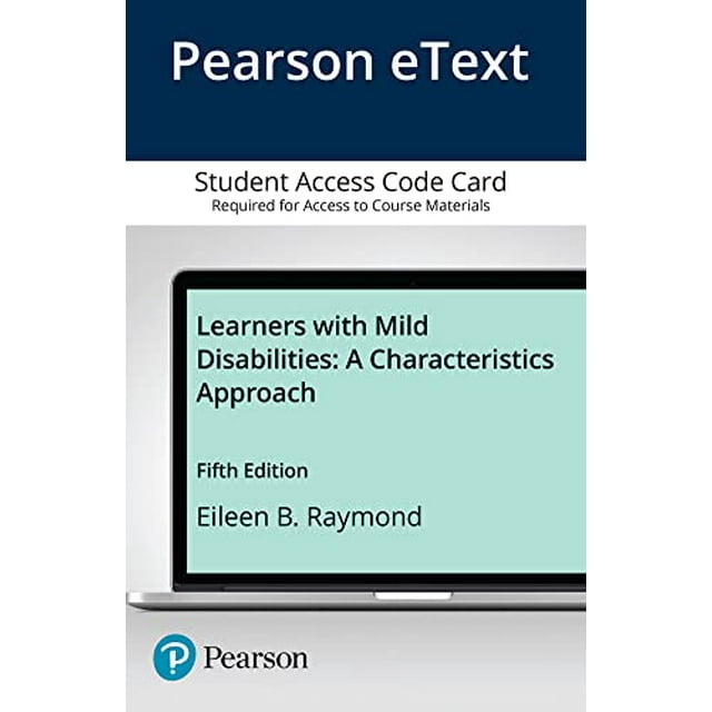 Pre-Owned Learners With Mild Disabilities Enhanced Pearson Etext Access ...