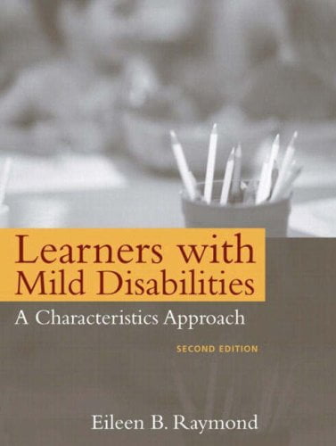 Pre-Owned Learners with Mild Disabilities: A Characteristics Approach ...