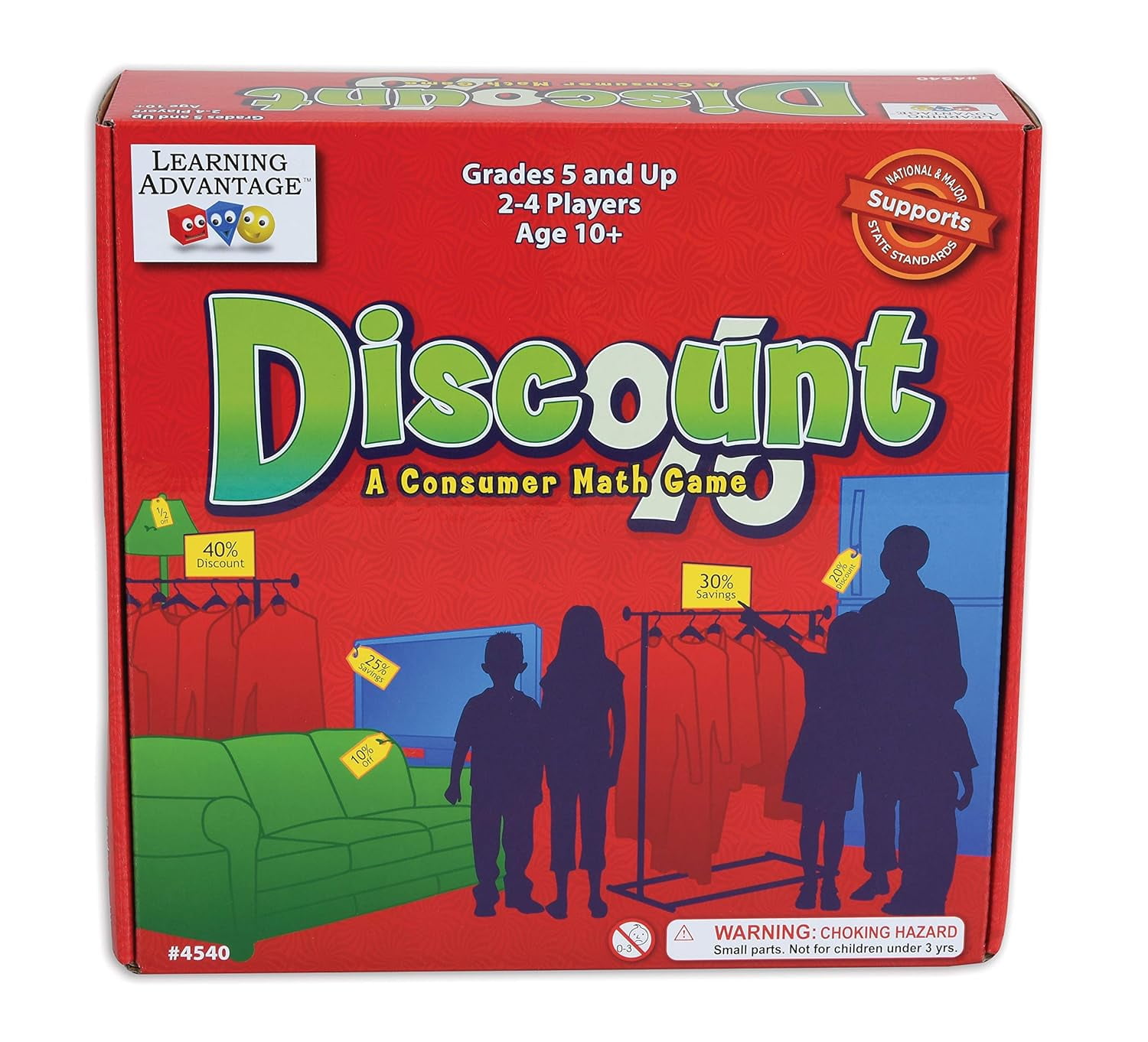 Learning ADVANTAGE-4540 Discount - Consumer Math Game for Kids - Teach ...