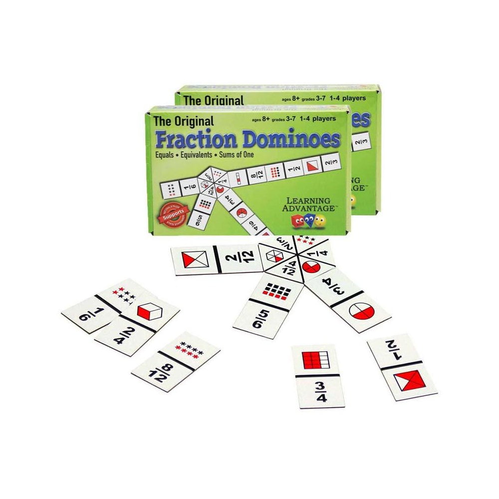 The Original Fraction Dominoes, 2 Sets - Walmart.com