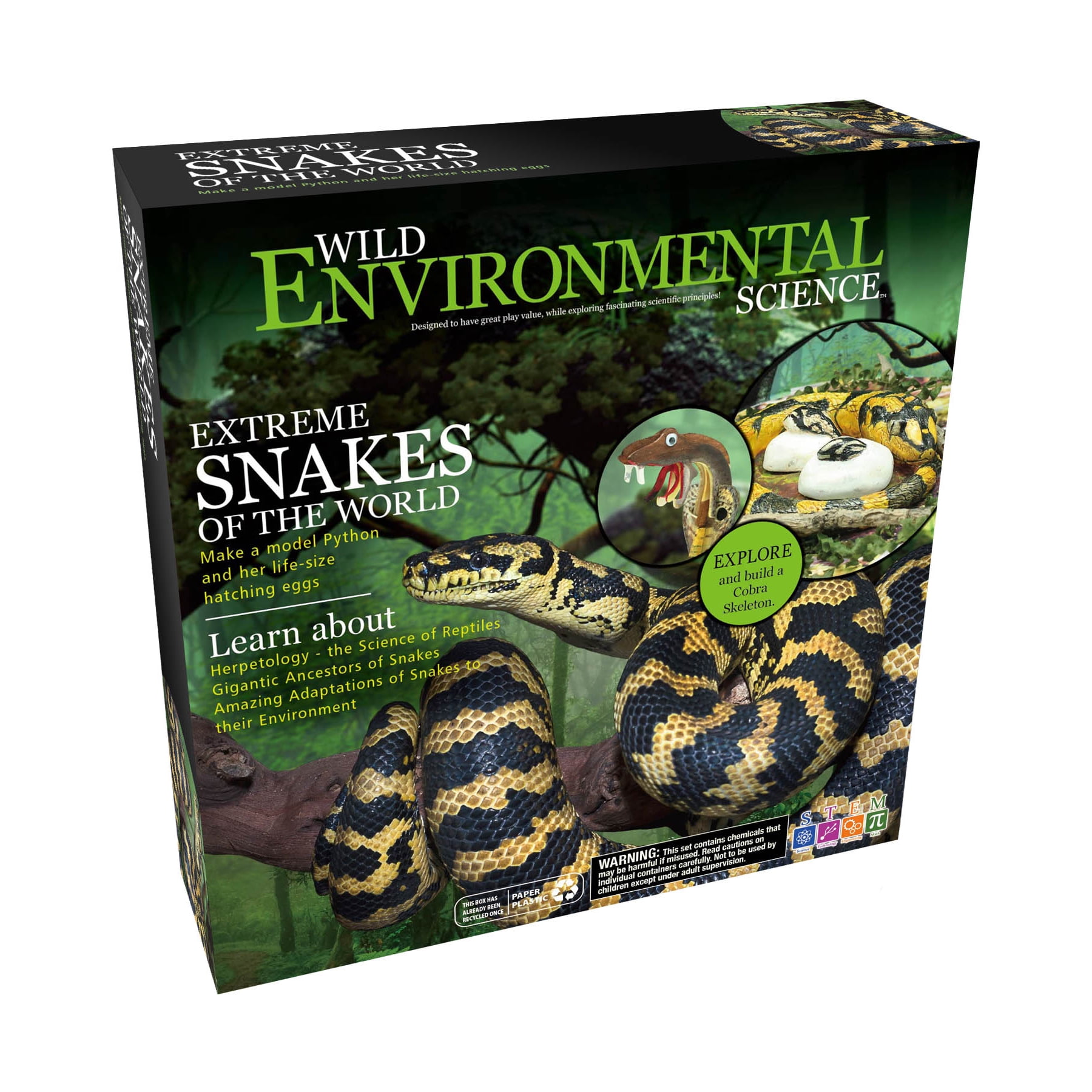 Learning Advantage WILD! Science Extreme Science Kit Snakes of the ...