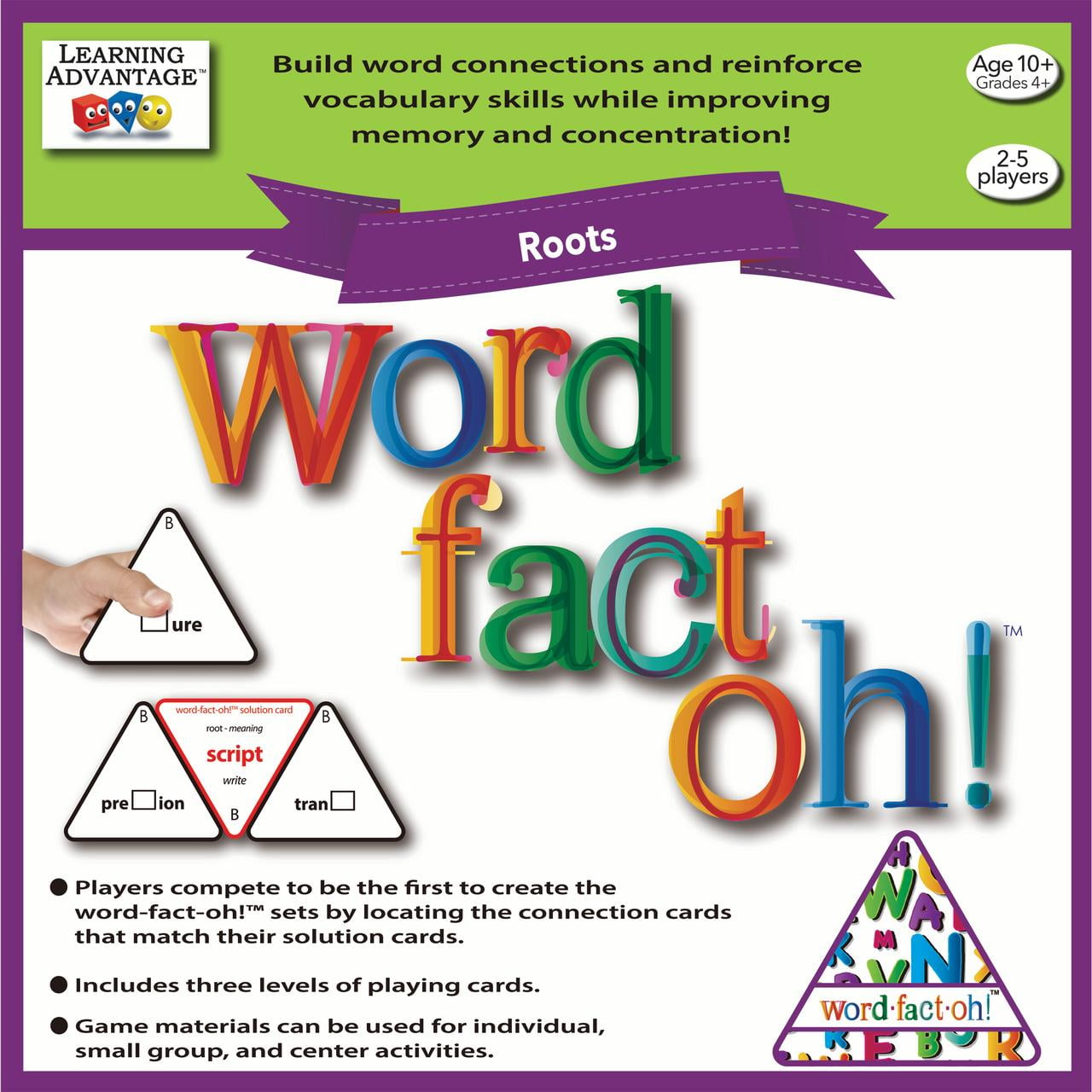Learning Advantage™ Word-Fact-Oh!™ Roots Game - Walmart.com