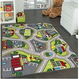 Learning Carpets City Life Play Carpet 5' x 7' New Kids Rugs Great for ...