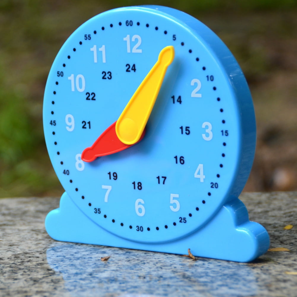 Learning Clock for Kids - Telling Time Teaching Clock Kids Wall Clocks ...