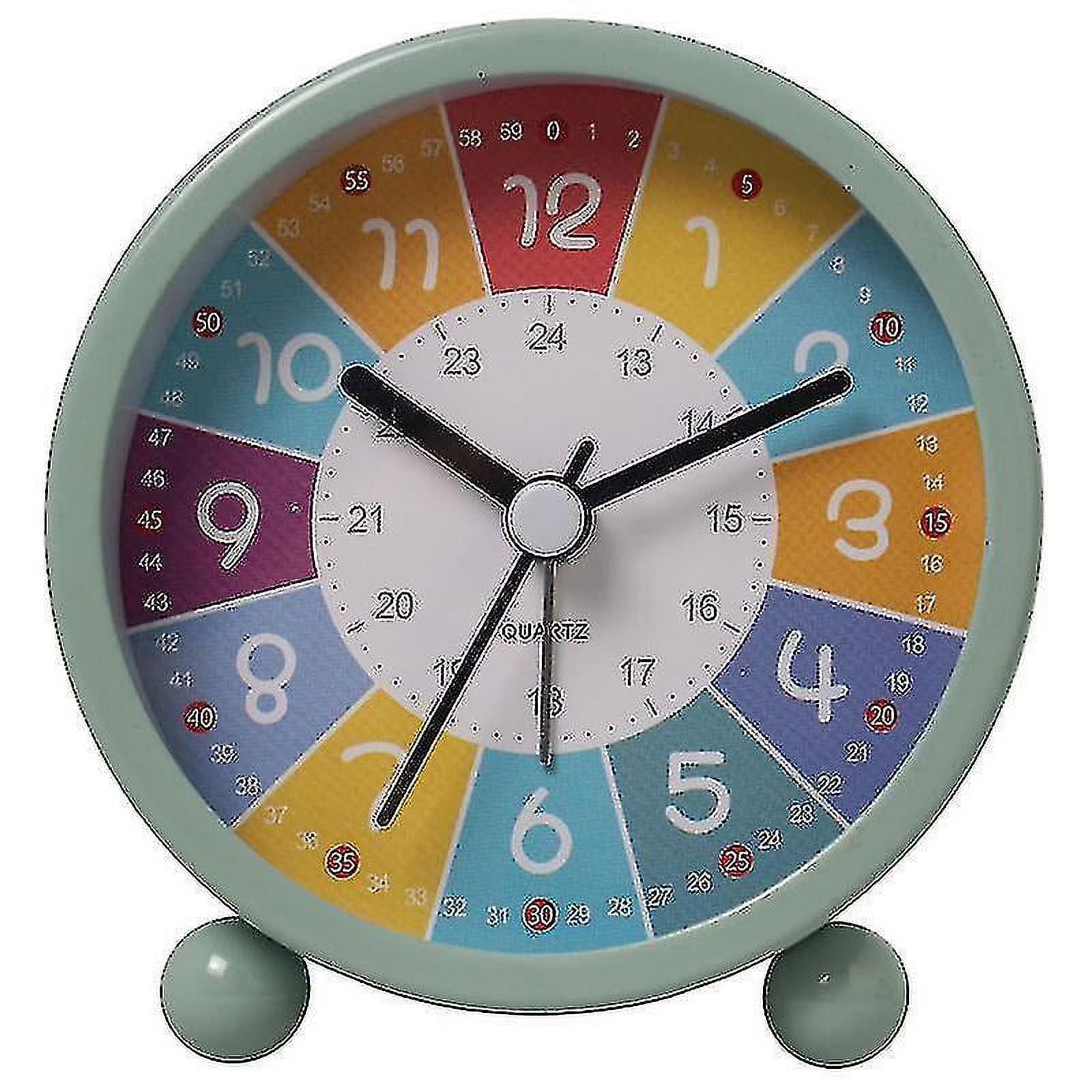 Learning Clock For Kids - Telling Time Teaching Clock - Kids Wall ...