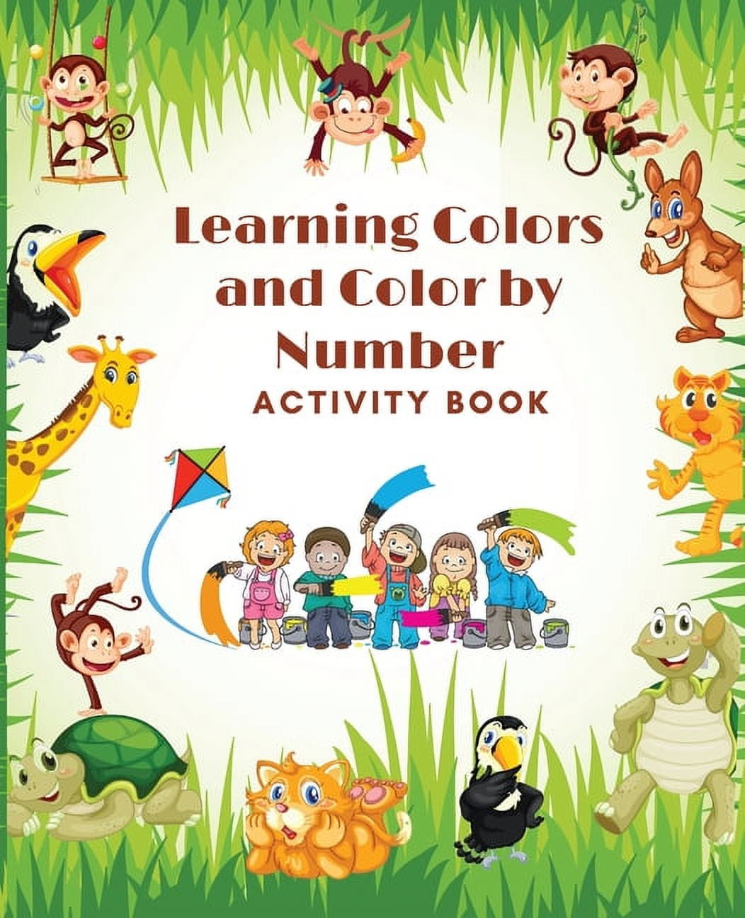 Learning Colors and Color by Number Activity Book- Amazing Colorful ...