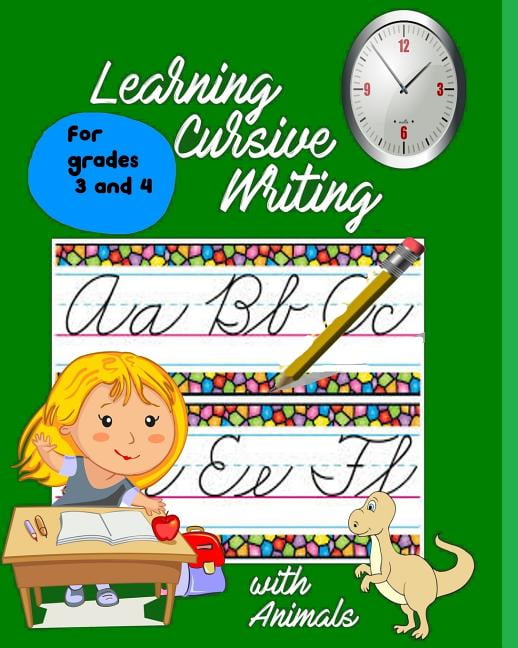 Learning Cursive Writing with Animals: For Grades 3 and 4, (Paperback ...