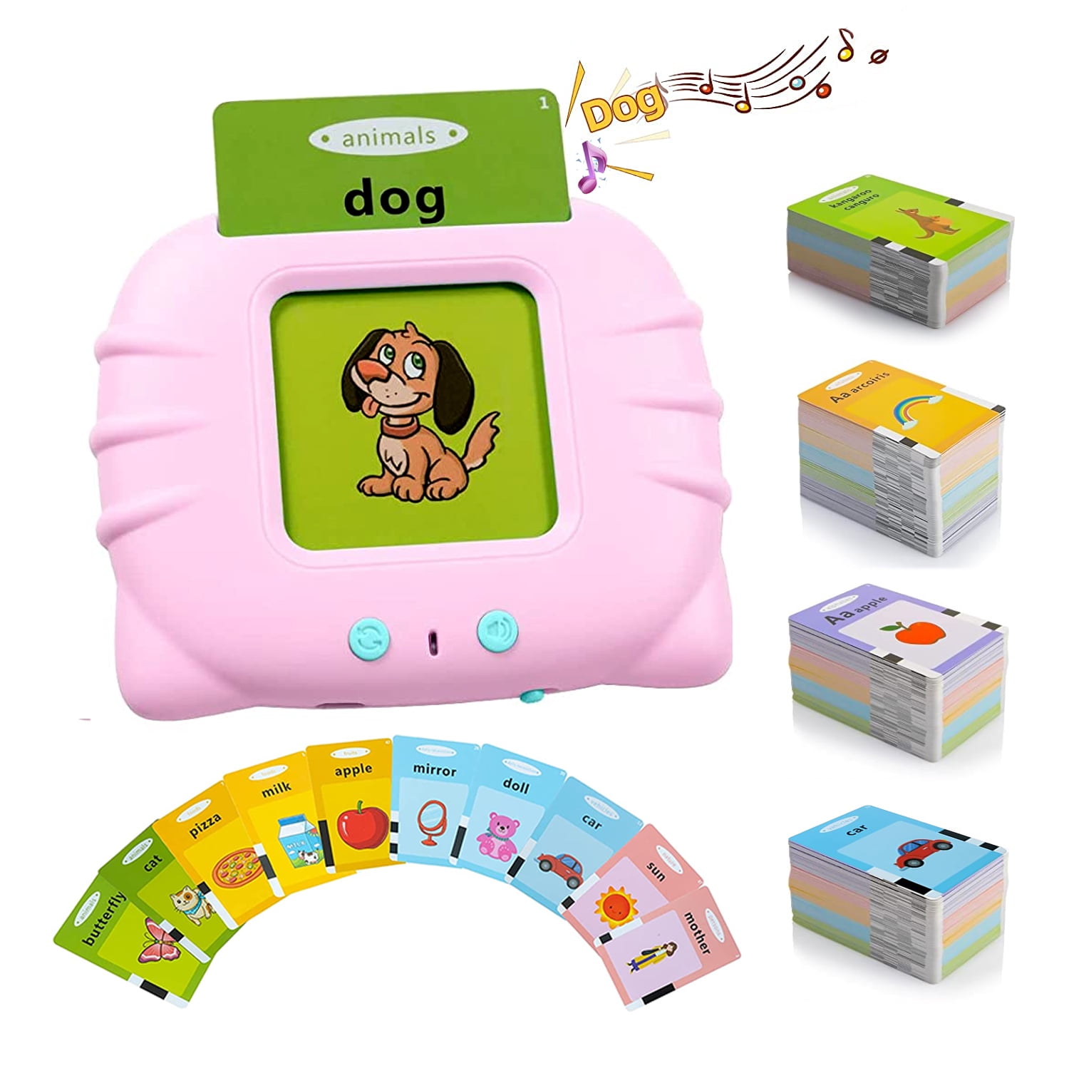 Educational Talking Flash Cards for Kids, 224 Sight Words, Montessori ...