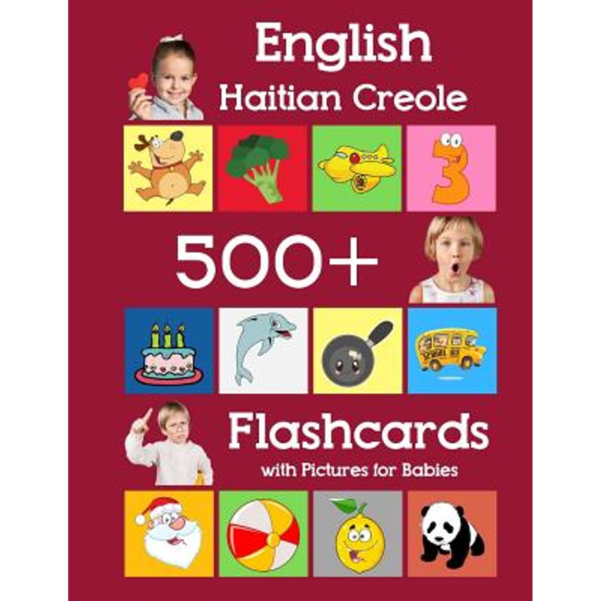 English Haitian Creole 500 Flashcards with Pictures for Babies ...