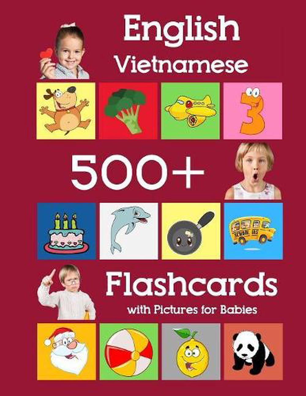 English Vietnamese 500 Flashcards with Pictures for Babies - Walmart.com