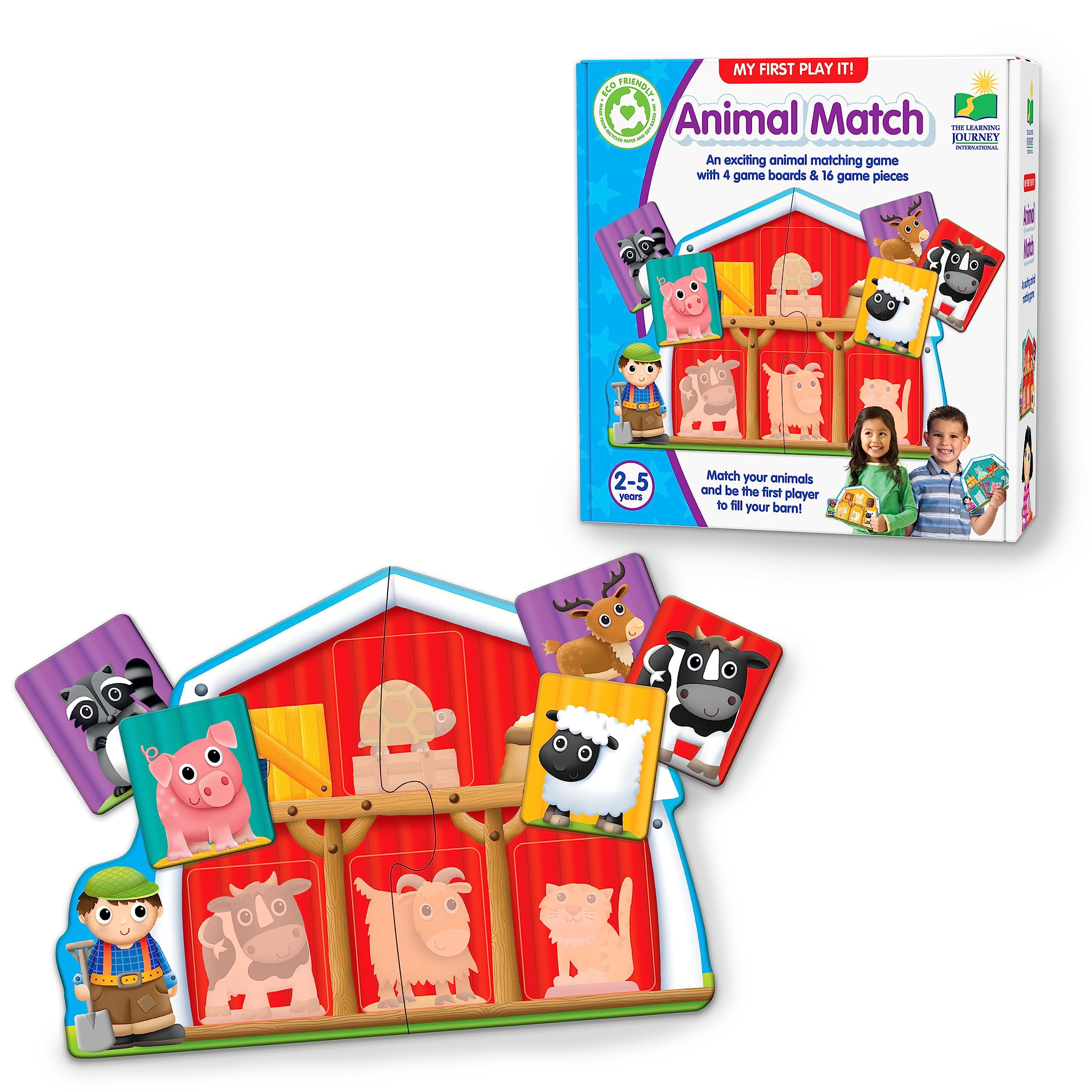 Learning Journey International My First Play It - Animal Match - 4 ...
