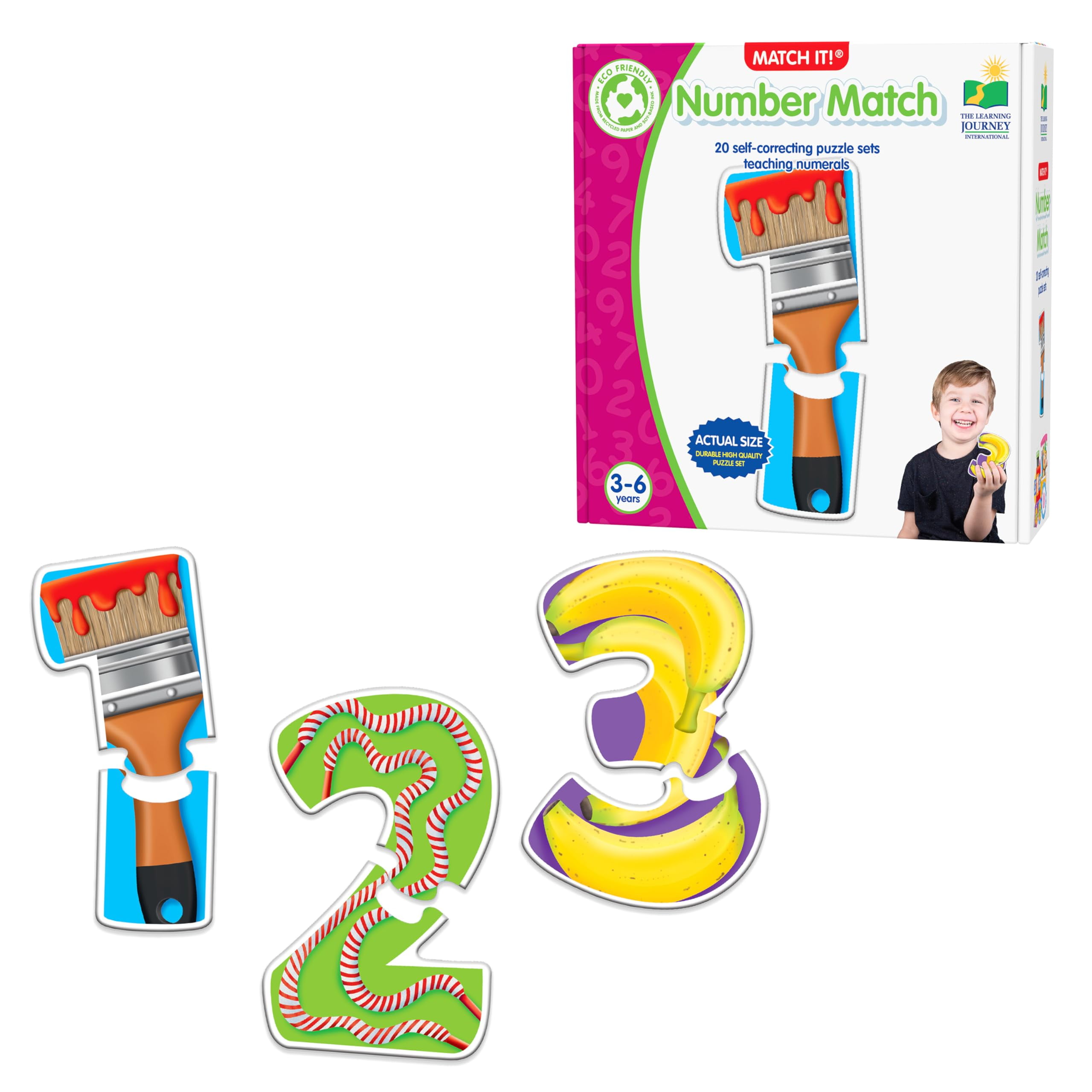 The Learning Journey: Match STF9 It! - Number Match - 20 Self Correcting Puzzle Sets Teaching ...