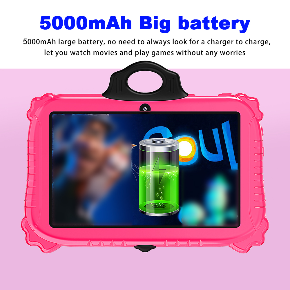 Learning Kids Tablet 7-inch 12 6GB+128GB 1960x1080 High-Clear Screen ...