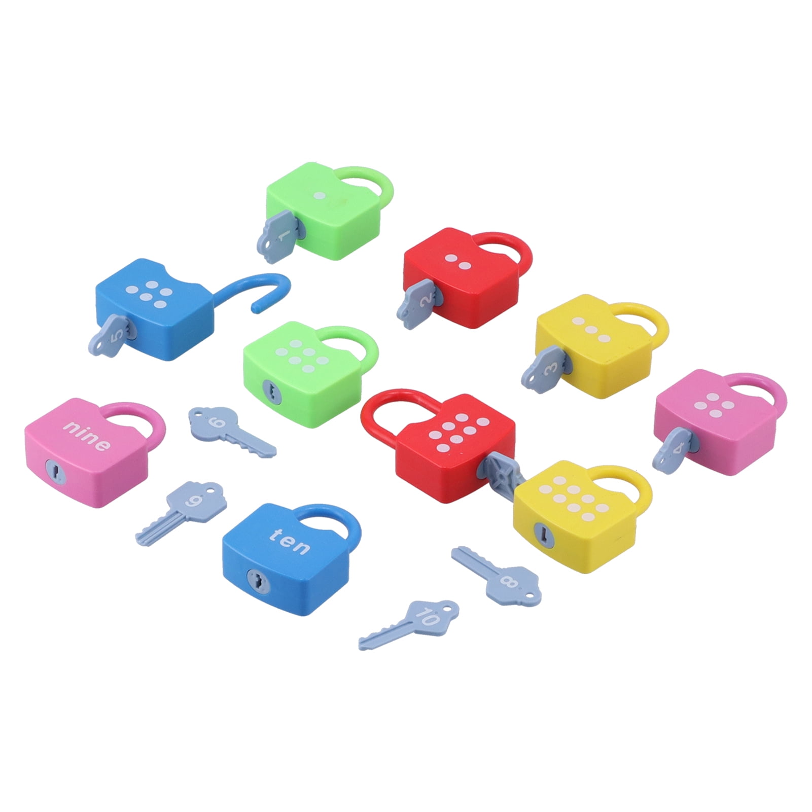 Learning Locks Alphabet Toys Educational Learning Locks Counting Toys ...