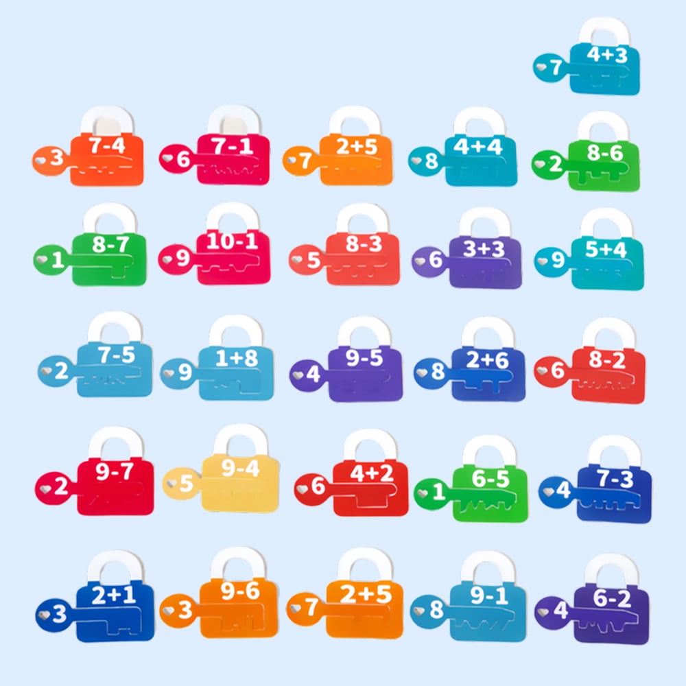 Learning Locks and Keys Math Matching and Numbers Counting Montessori ...
