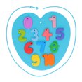 Learning Number Board Toy Educational Silicone Number Puzzle Board For