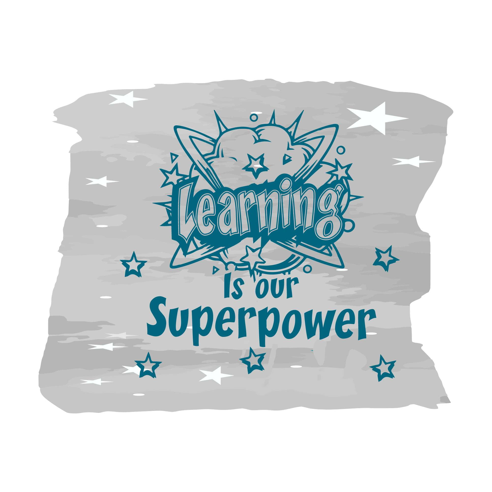 Learning is Our Superpower Classroom Motivational Education Quote ...