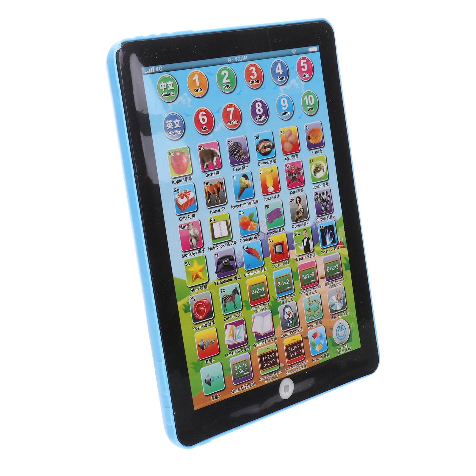 Learning Pad/Tablet with Words Numbers Alphabets Music English ...