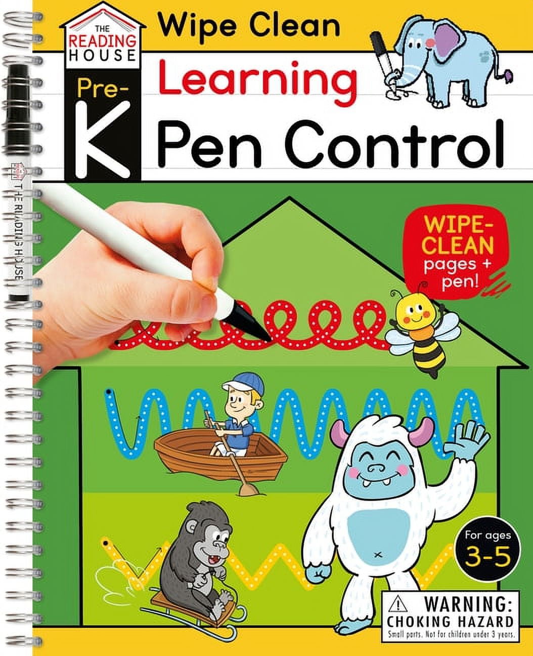 The Reading House: Learning Pen Control (Pre-K Wipe Clean Workbook ...