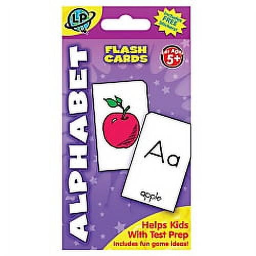 Learning Playground Flash Cards, Alphabet, Pack Of 55 - Walmart.com