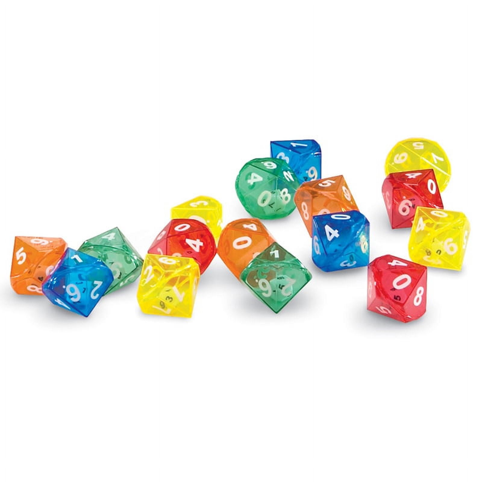 Learning Resources 10-Sided Dice in Dice, Math Manipulatives ...